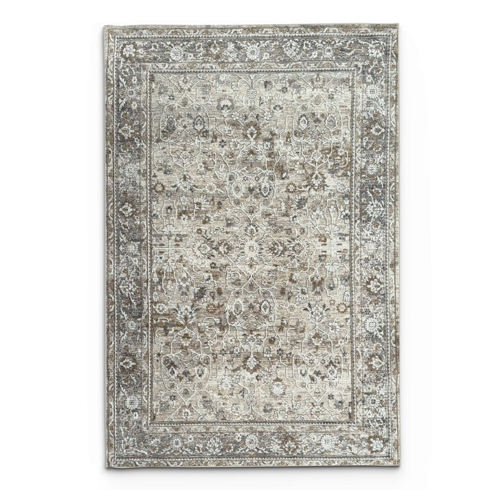 Dejavu Arov Ivory Area Carpet - Kristal Carpets